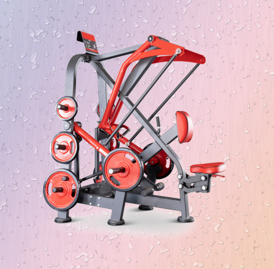 SEATED LOW PULL ROWING TRAINER Gym Equipment Commercial Fitness Plate ...