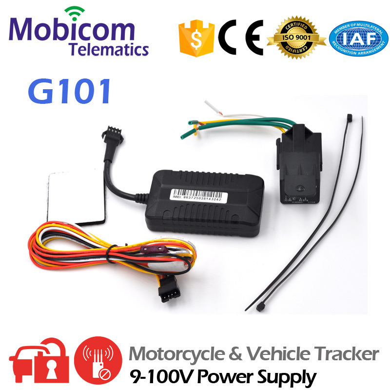 engine shut off anti-jammer gps tracker G101 2g GSM GPRS bike motorcycle gps tracker ...
