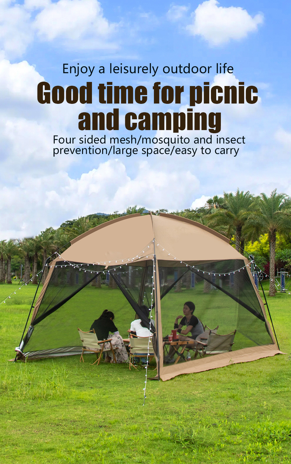 Castle unicorn Screen House Room Screened Mesh Net Wall Canopy Tent ...