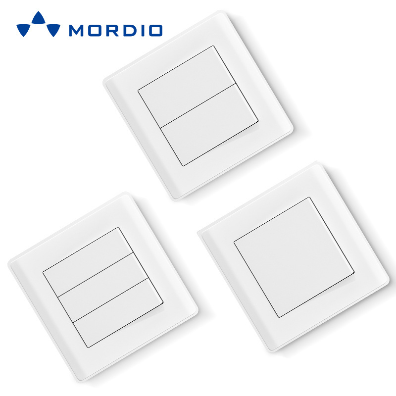 European electric wall switch and socket white 16A 2P+E socket with ...