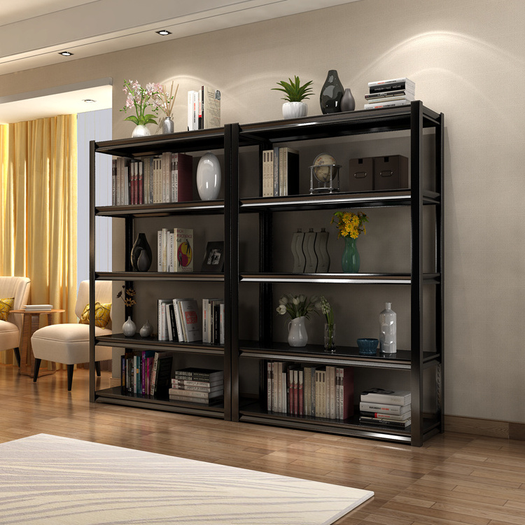 5 Tier Storage Laminated Metal Shelving Steel Open Shelving Large ...