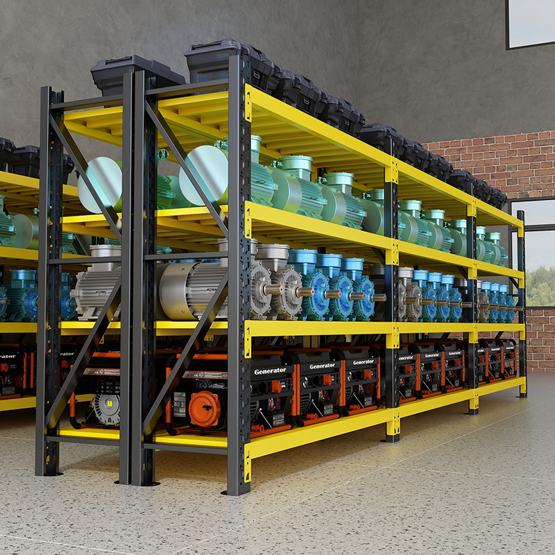 Morgie Industrial 500kg 1100lbs Heavy Goods Storage Shelf Heavy Duty ...