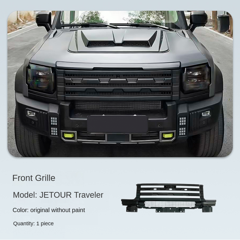 jetour t2 body kit front bumper grille side skirt Rear Spoiler hunter ...