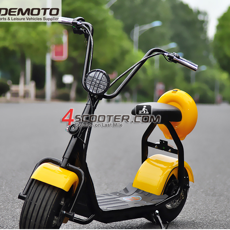 Citycoco Chopper With Side Car 500W 48V 12AH Electric Scooter ...