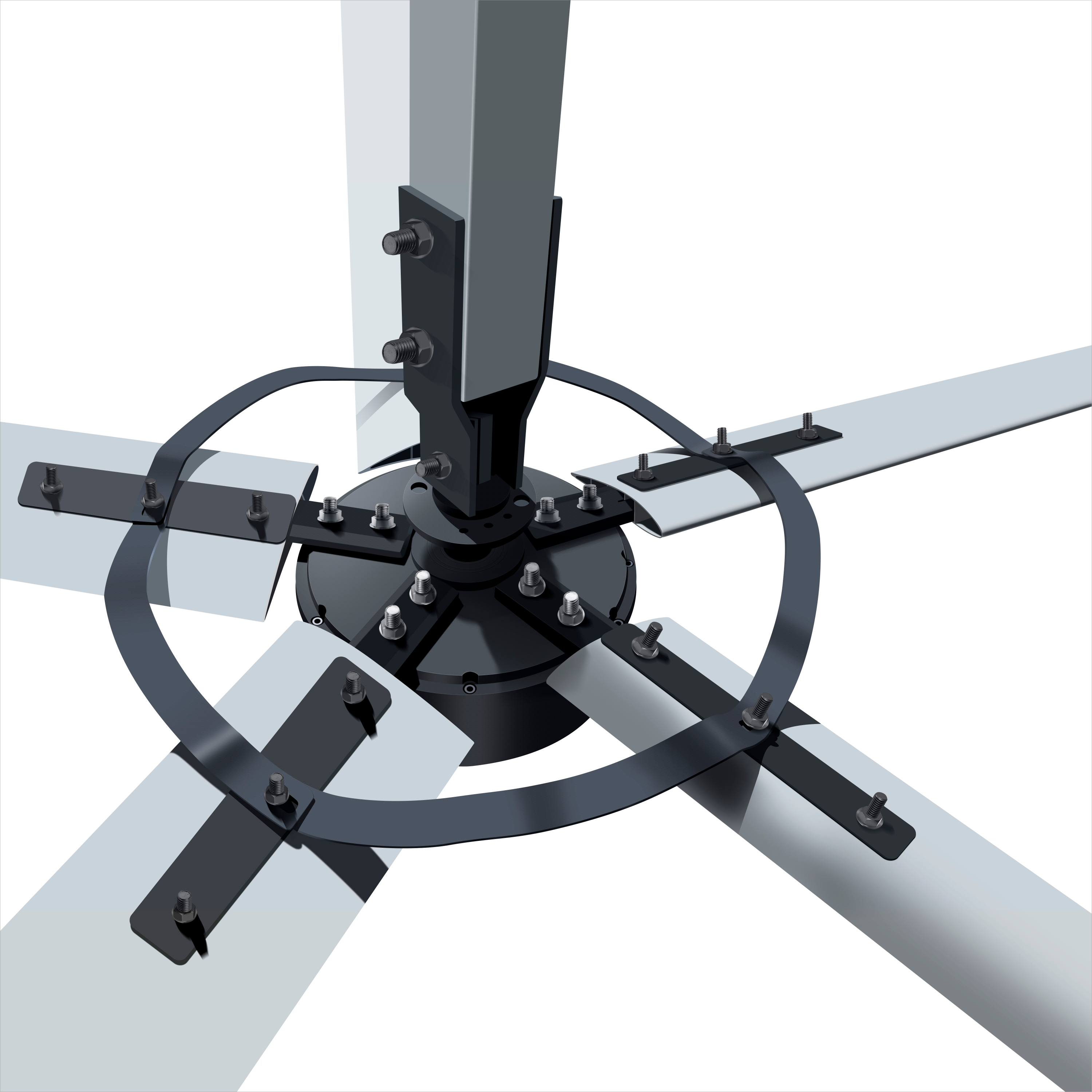 MPFANS Guangzhou High Quality PMSM 24FT 7.3M giant fan giant ceiling ...
