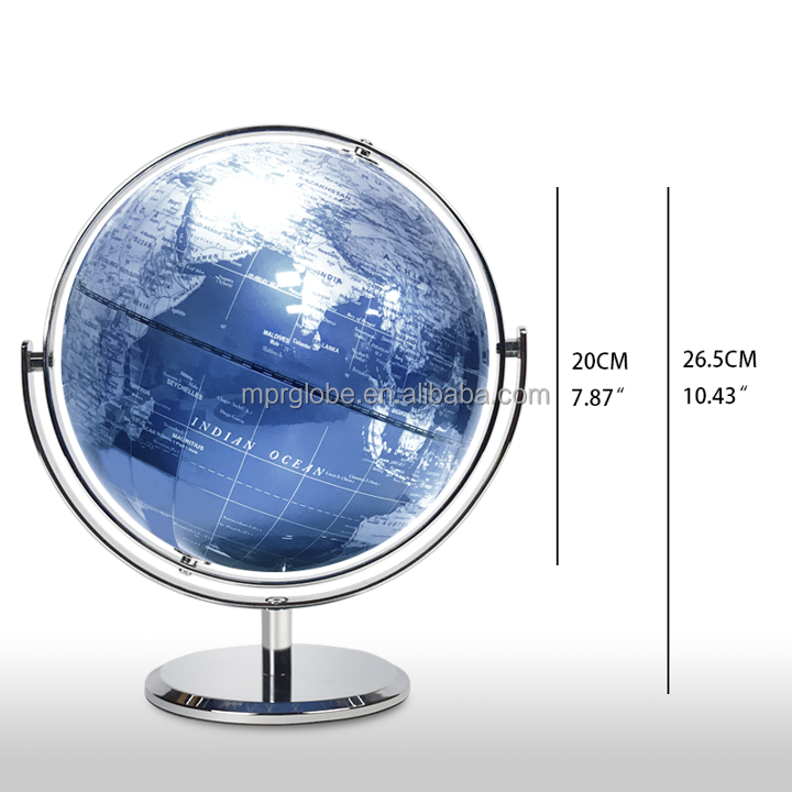 20cm 8inch Modern Classic Glass Globe Ball Map For Home Decor ...