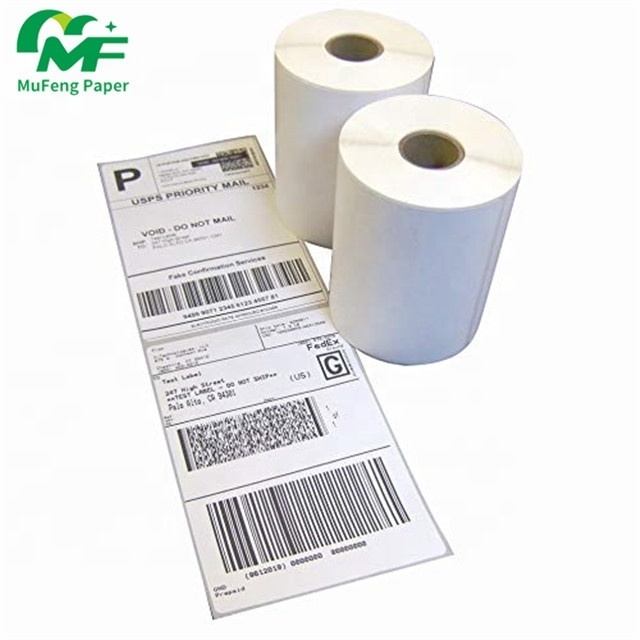 Direct Thermal Label Roll Waybill 4*6 Labels Thermal Sticker A6 Paper ...