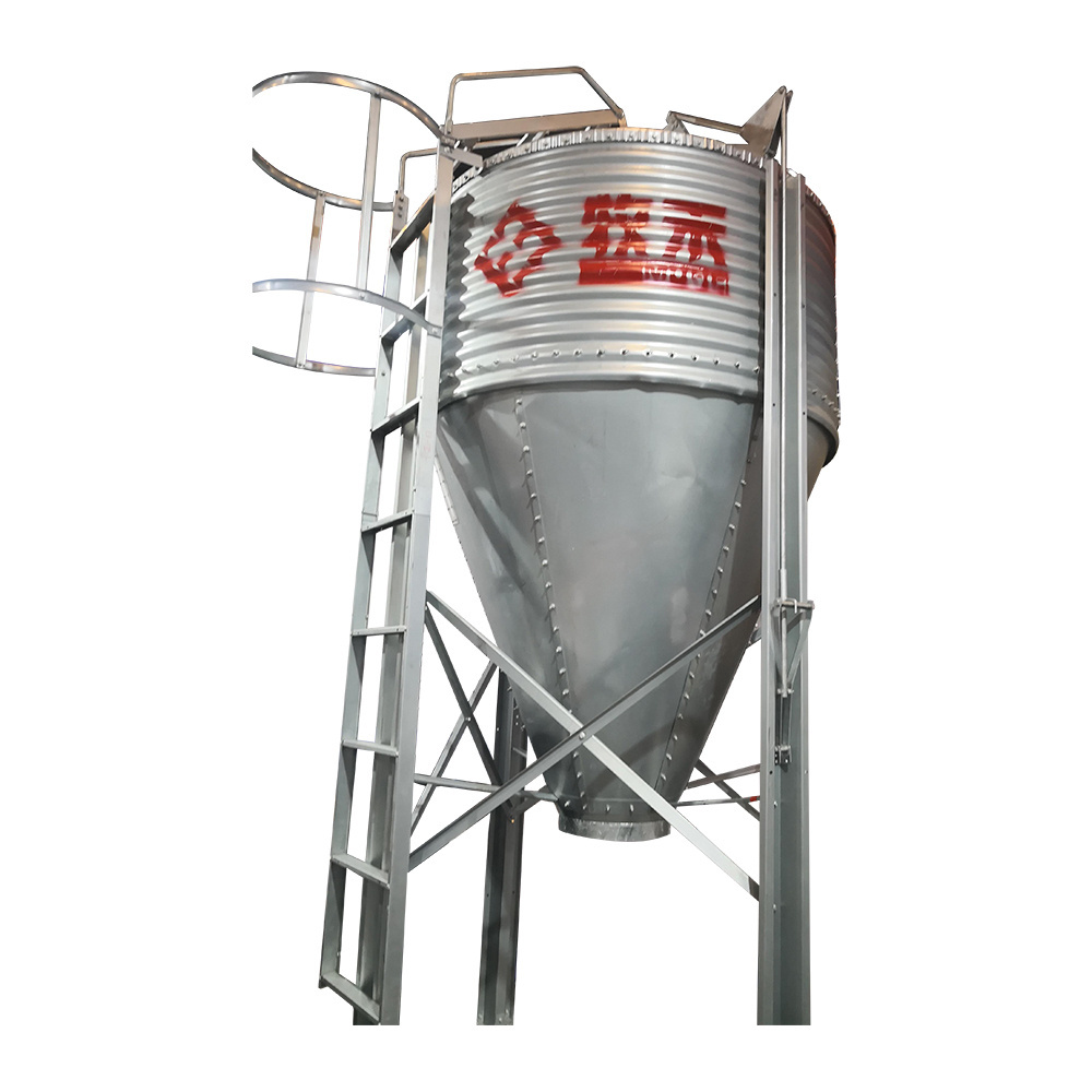 hopper cone bottom cement grain flour powder storage steel 10000t 16 ...