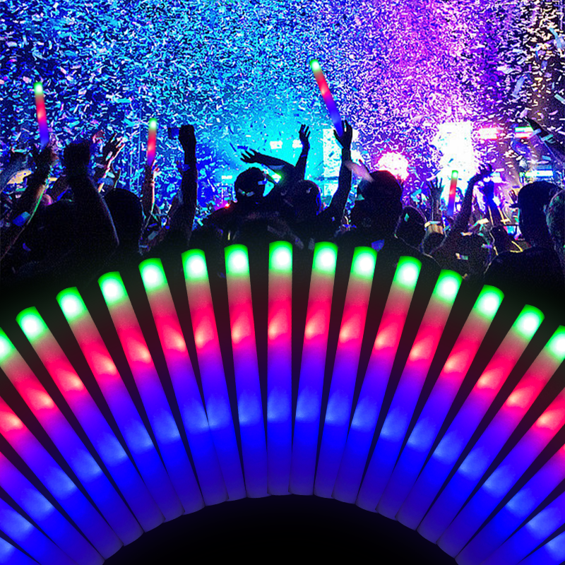 Wholesale Factory Directly Sale Flashing Led Glow Baton Led Glow Baton Wholesale Led Glow Foam Stick Wholesale BestSuppliers