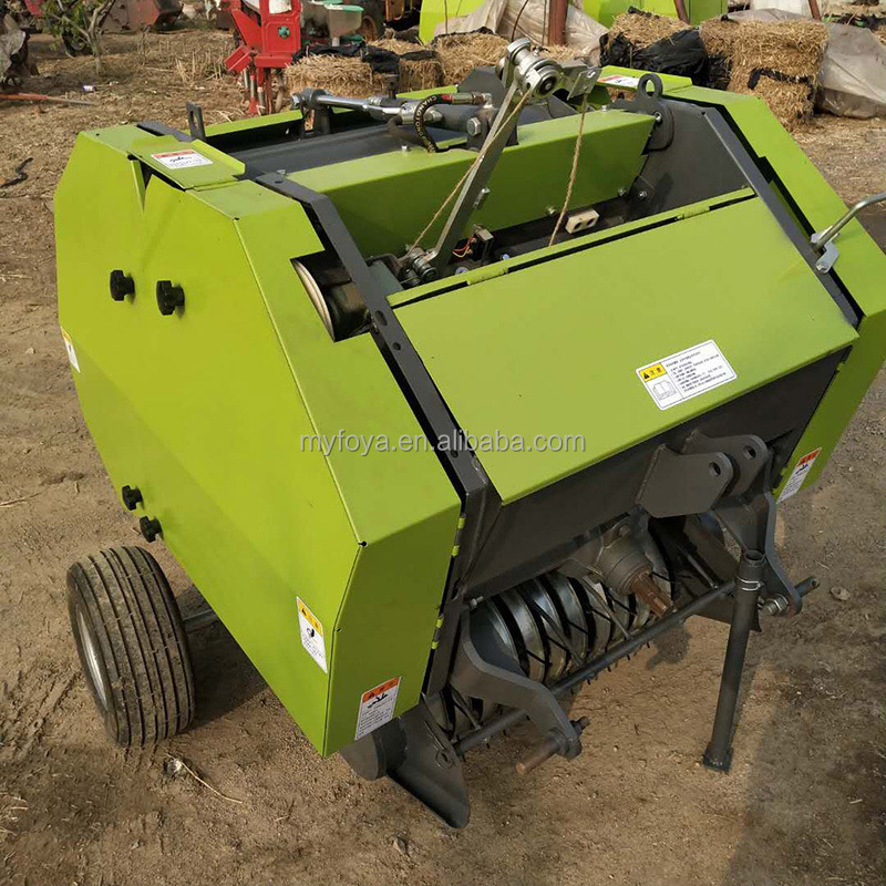 Agriculture best 4x4 round hay baler used large round wheat straw ...