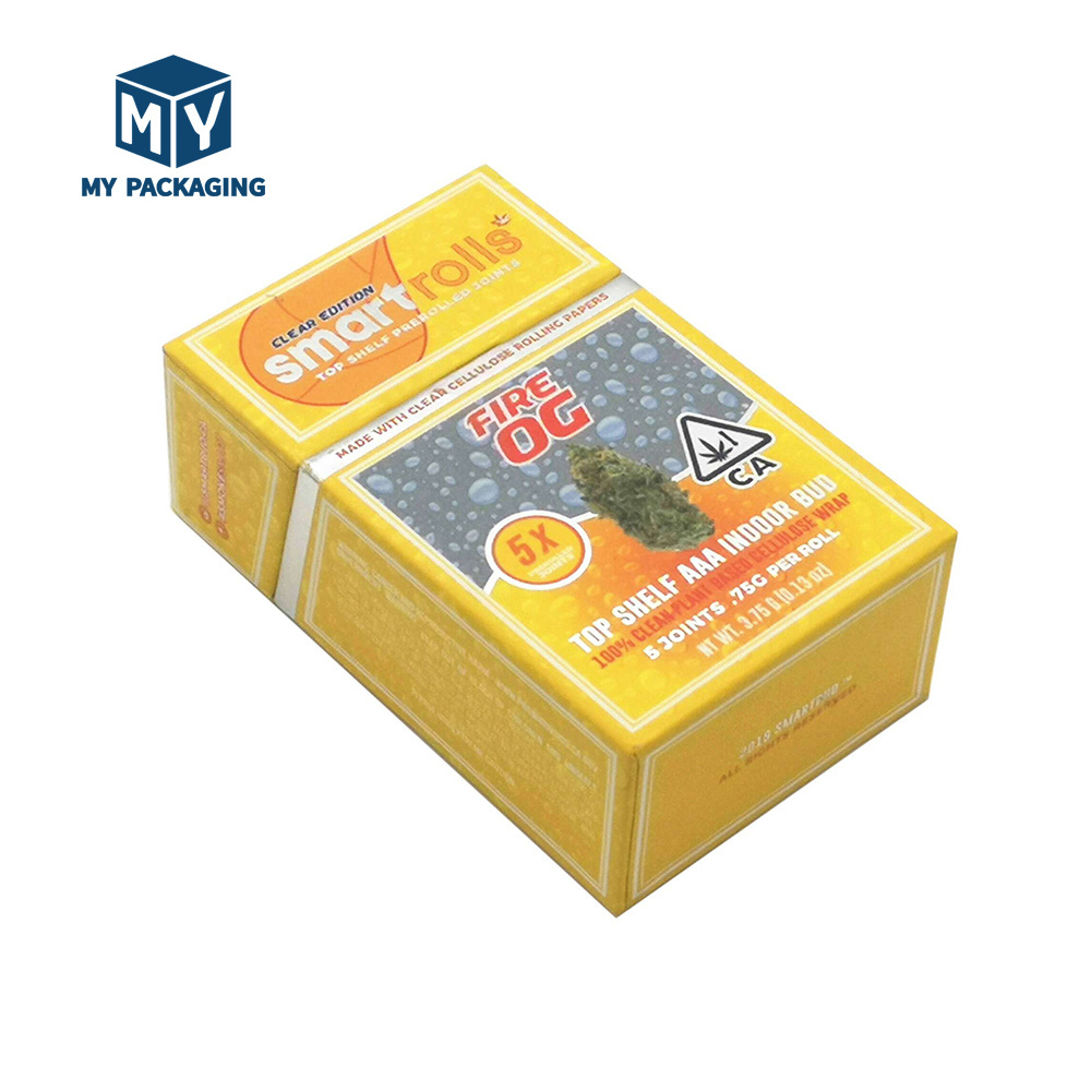 MY Custom Blank Rolling Paper box Cigarette Display Case Pack Paper Box Luxury Cigarette ...