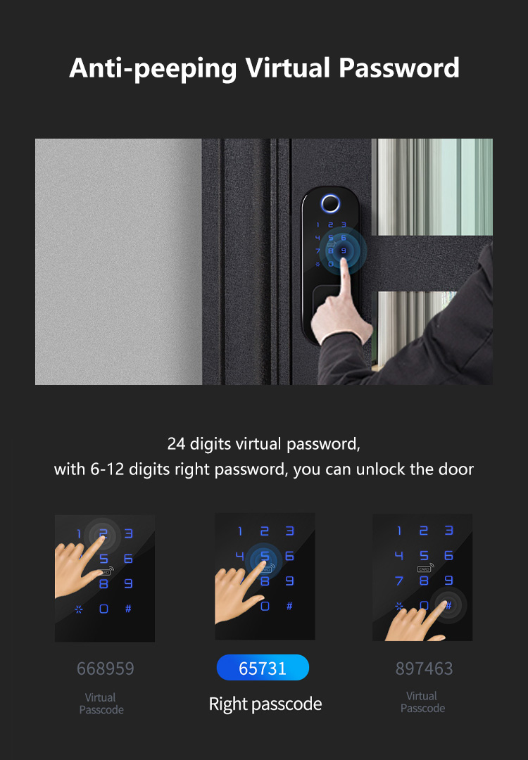 SZMYQ smart LifeTuya Wifi Dynamic Password keyless Fingerprint Cabinet ...