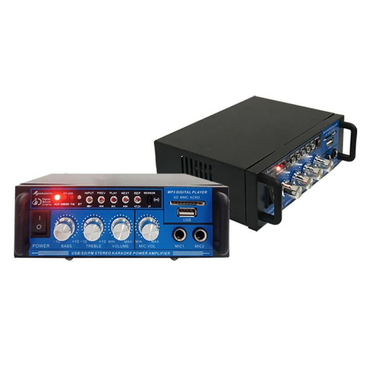High Quality Blue Color 4 Channel Car Audio Amplifier Processor Stereo ...