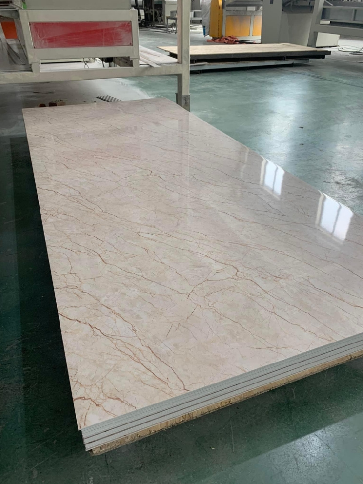 Home Interior Decorative High Glossy Waterproof Fireproof PVC Marble ...