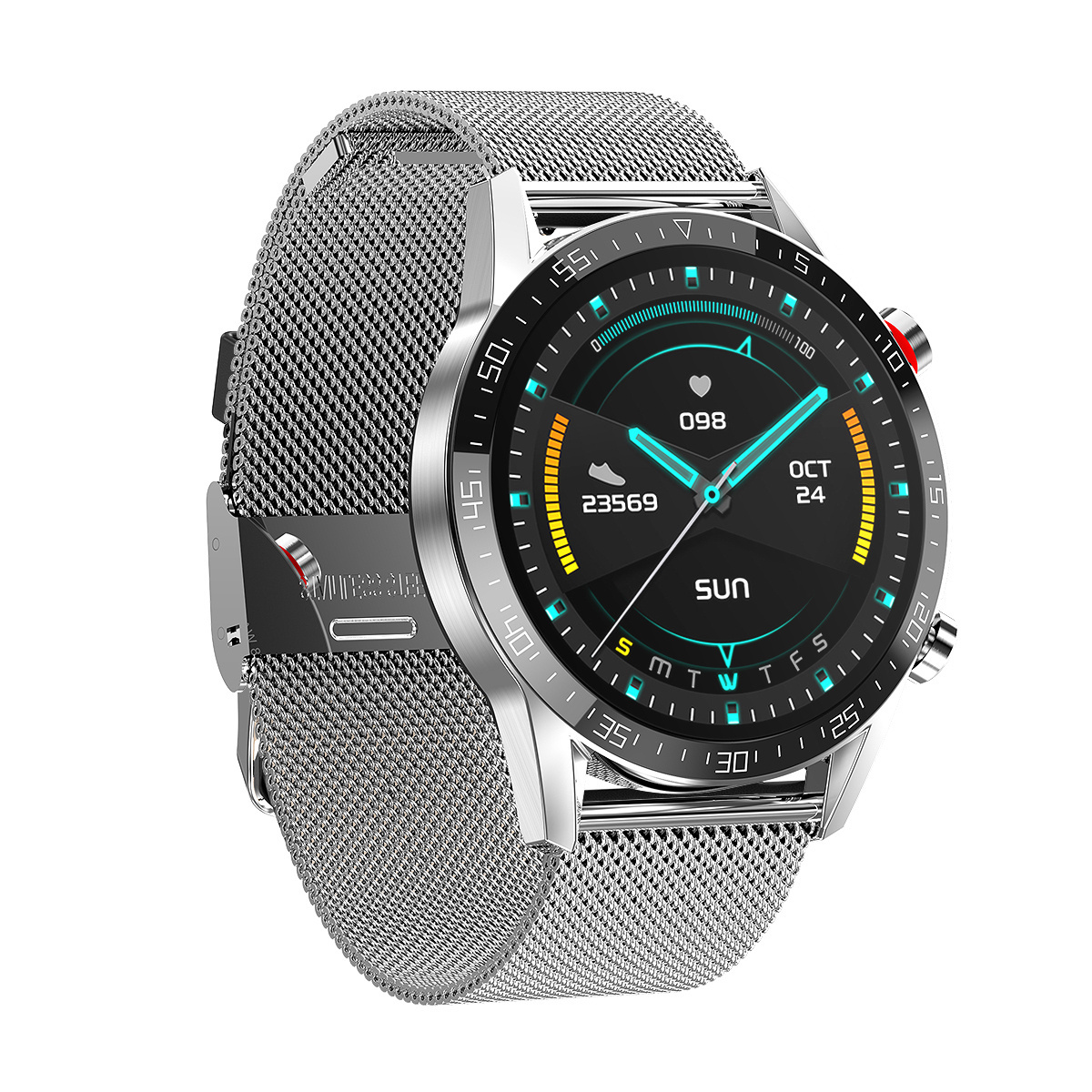 NL13 Smart Watch Round Touch Call Reminder Watches IP68 Waterproof ...