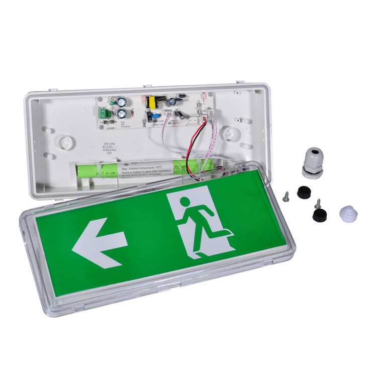 IP65 bulkhead lamp led emergency wall recessed emergency light ...