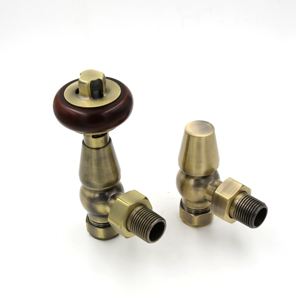 HOPERADS Cast Iron Radiator Angle Antique Brass Traditional ...