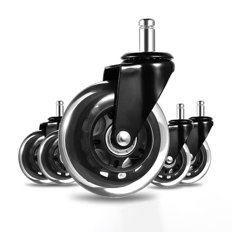 HM2105 Transparent casters 3 inch electrophoresis insert rod furniture ...