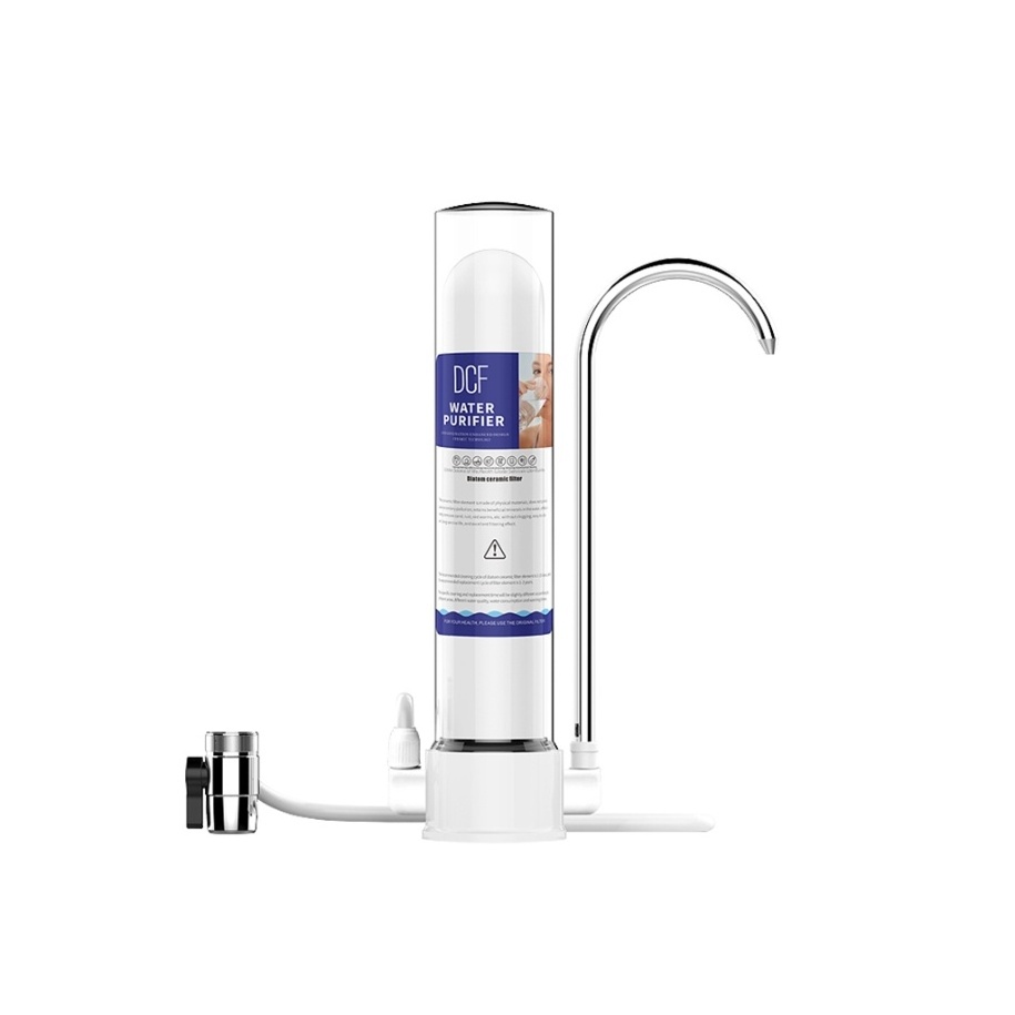 Counter top kitchen Residential Water filtration system with diatom ...