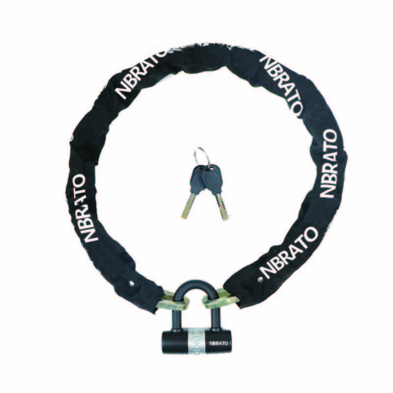 Cut Proof 10mm Thick Colorful Square Chains 120cm Heavy Duty bike gate ...