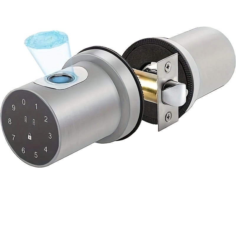 Fingerprint Door Lock Keyless Entry Door Lock Smart Door Knob With ...