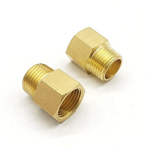 1/2 NPT male to female Threaded Brass Pipe Fittings Hose adaptor ...