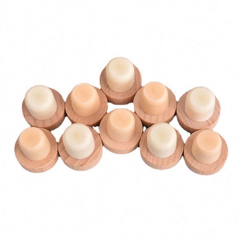 free sample plated aluminium cap bottle stopper polymer cork Bottle ...