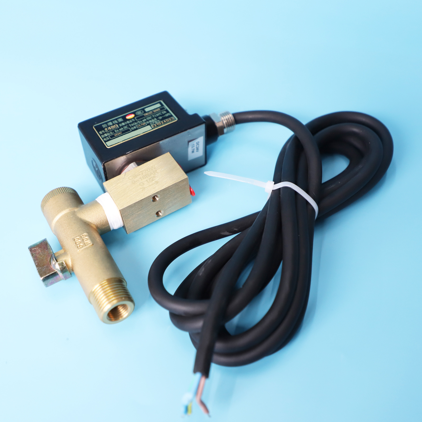 programmable automatic shut off 16bar 1/2 inch explosion proof digital ...