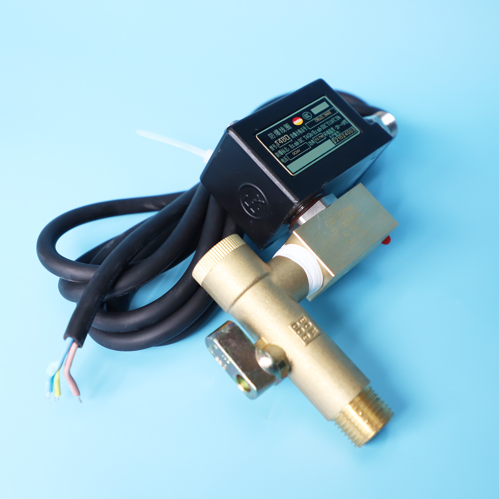 programmable automatic shut off 16bar 1/2 inch explosion proof digital ...