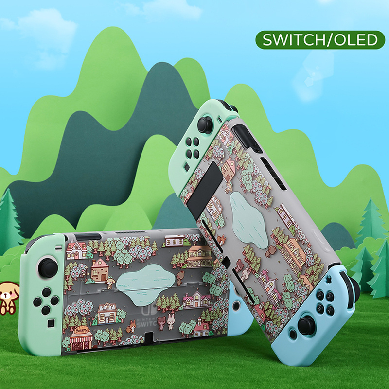 Funda nin tendo switch oled Cover Case Animal Planet Case Dockable Protective Sofe Shell For nin tendo switch controller Joy Con BestSuppliers