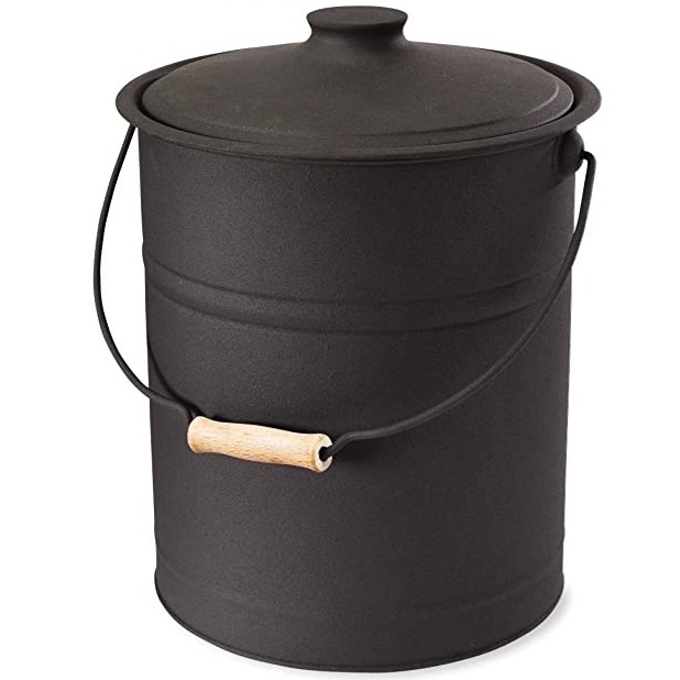 Fireplace Fire Pits Burning Stove Pellet Metal Buckets Pail Ash Can ...
