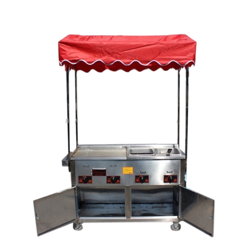 Griddle machine push cart.,stainless steel food push cart,tornado ...