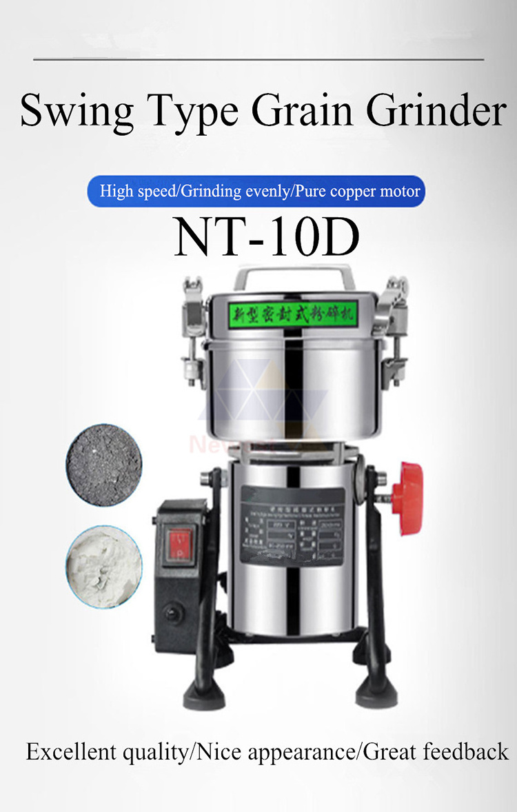 Great Feedback 220V50HZ 110V60HZ Swing Type Grain Wheat Milling Machine Corn Flour Grinding Miller Dry Food Grinder BestSuppliers
