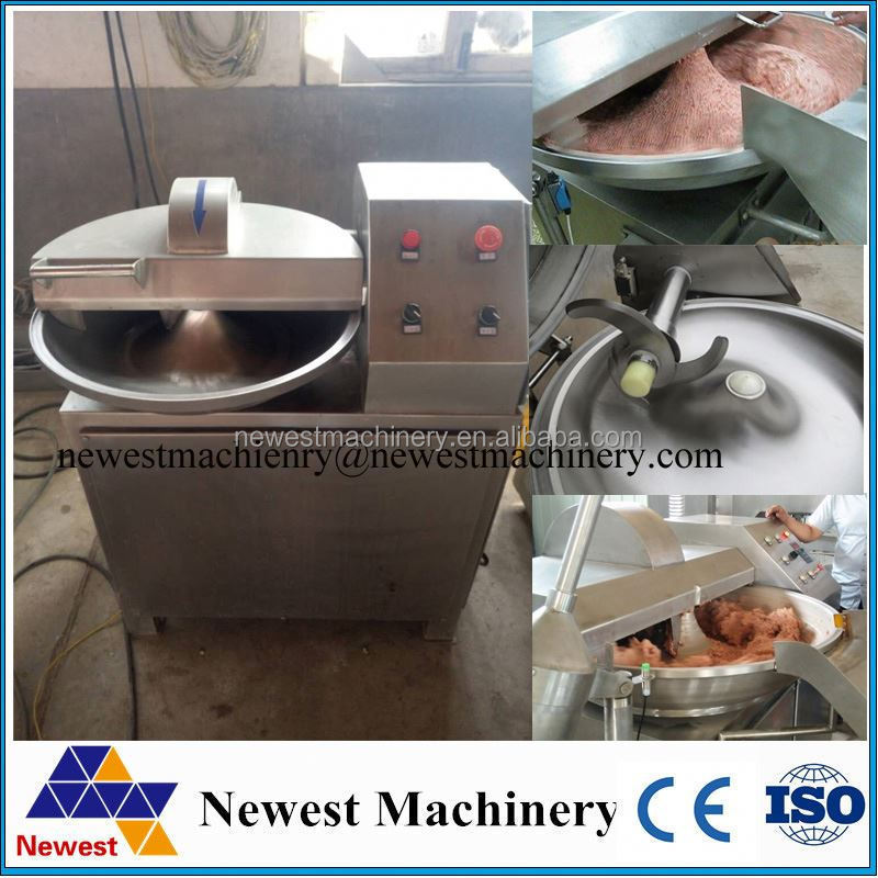 100L Full automatic vegetable bowl cutter machine/electric Sausage meat ...