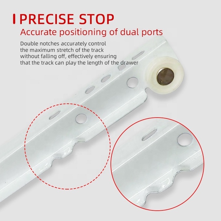 FGV type power coated soft Self closing undermount drawer slide rail ...