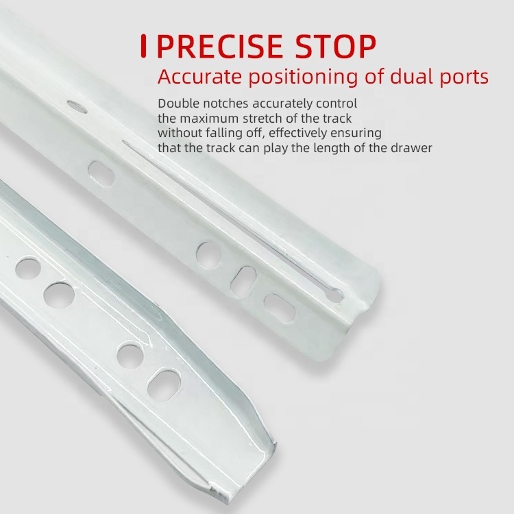 FGV type power coated soft Self closing undermount drawer slide rail ...