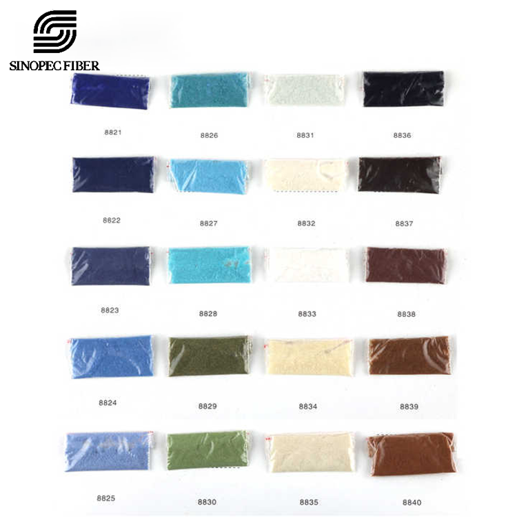 Electrostatic Flocking Powder 100% Nylon 66 Flock Bright For Short Cut ...