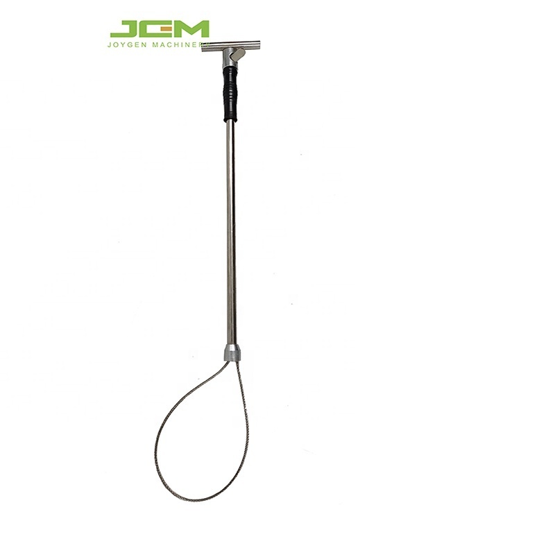 Pig Holder Stainless Steel Piglet Catcher Animal Control Pole Hog ...