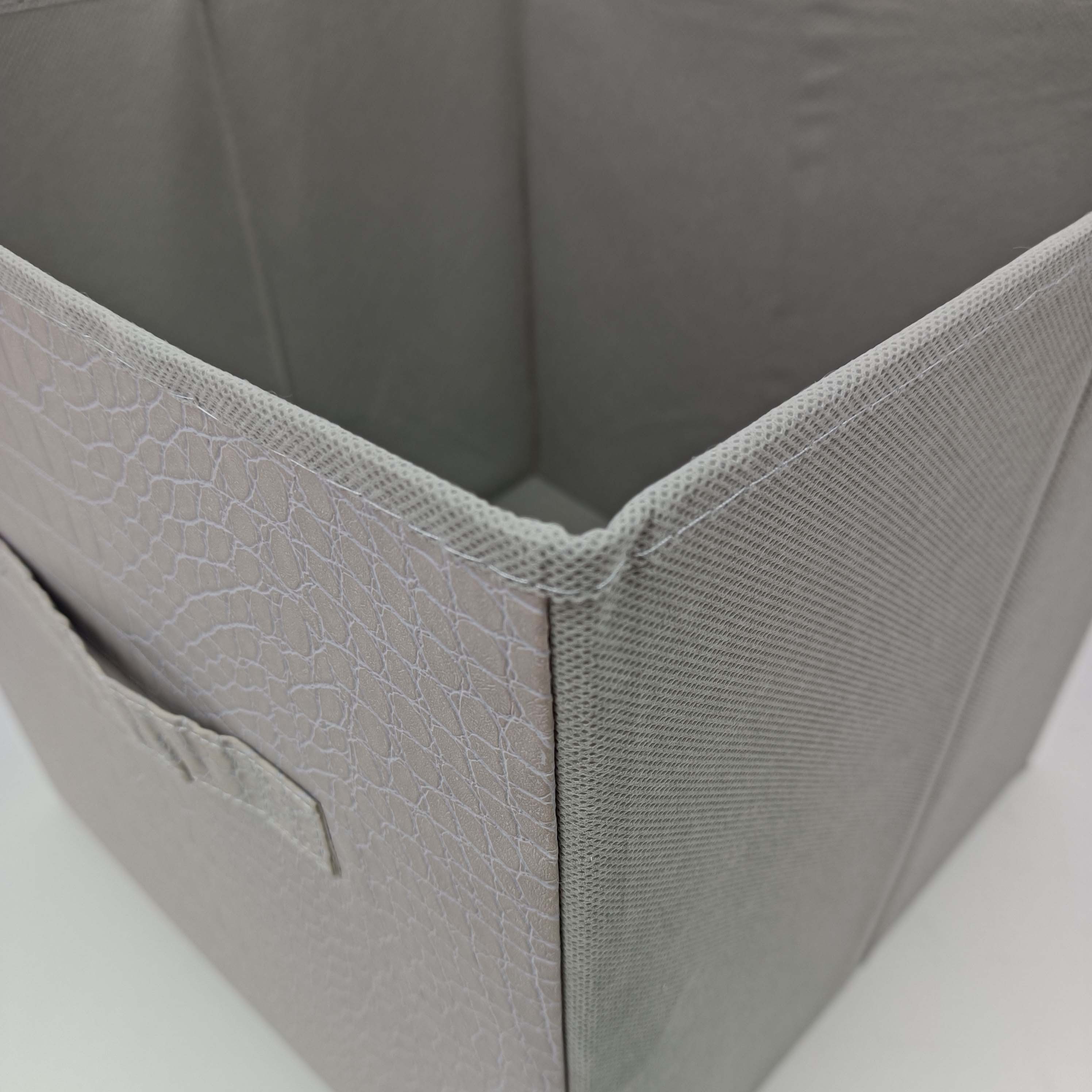 Decorative Storage Boxes Basics Collapsible Fabric Storage Cubes ...