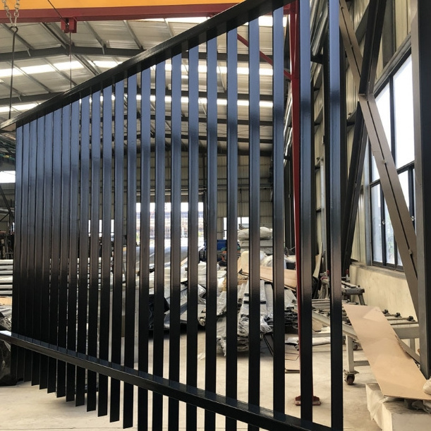 Black Aluminum Vertical Batten Fencing Melbourne Fence Slat Fencing ...