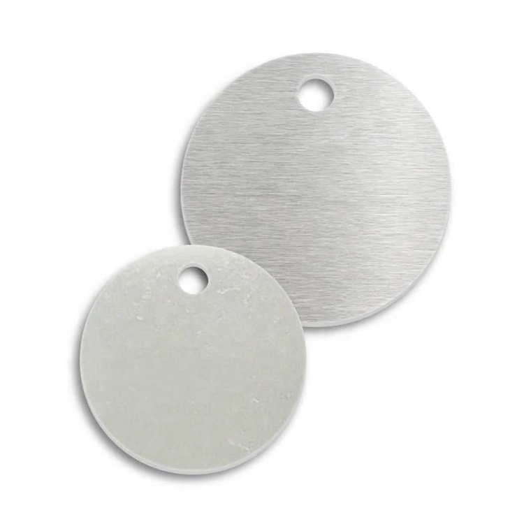 Custom laser Cutting Engraved Stainless Steel Round Tags ...