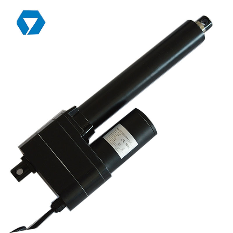 Black 4500N 12v 700mm stroke Electric push pull rod linear actuator ...