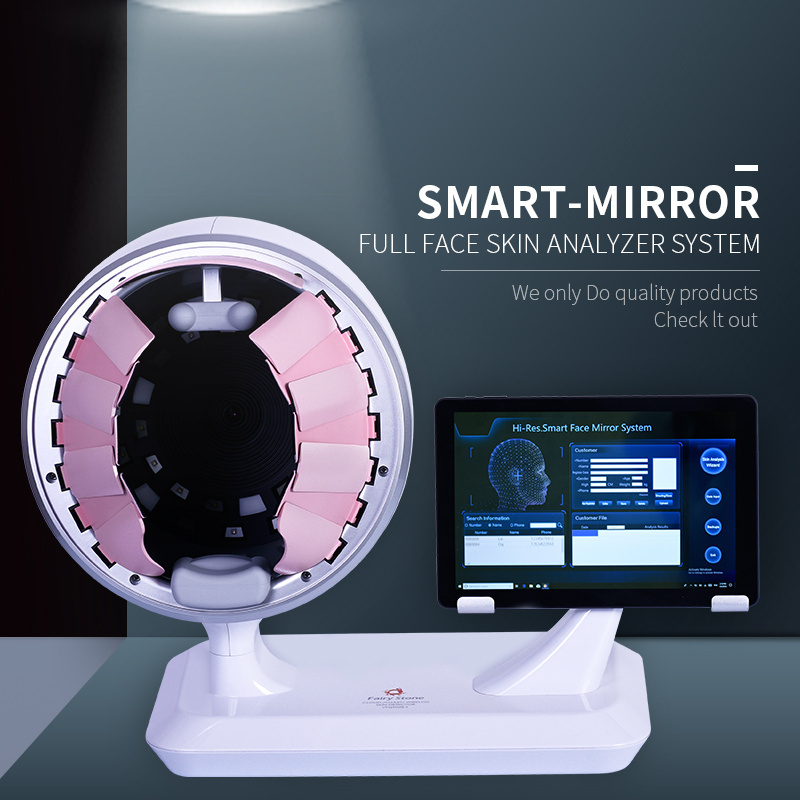 High Resolution dermatology skin analyzer / visia skin analysis machine ...