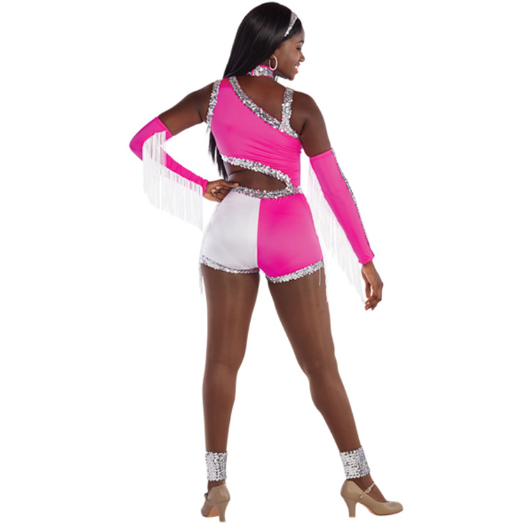 Customized Girls Sexy Outfits Plenties Of Shiny Sequin Fringe Majorette ...
