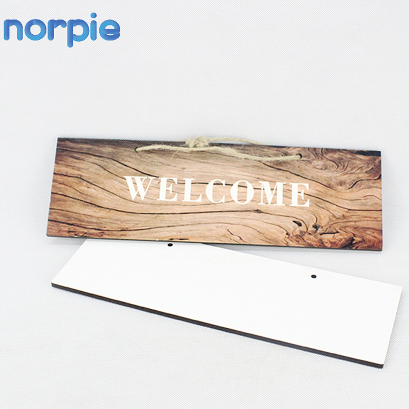 Blank Wholesale Door Hangers Customized Sublimation MDF Door Signs ...
