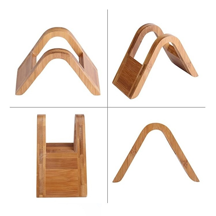 Coffee Filters Holder Bamboo Creative Hand Make Shelf Filtering Paper ...