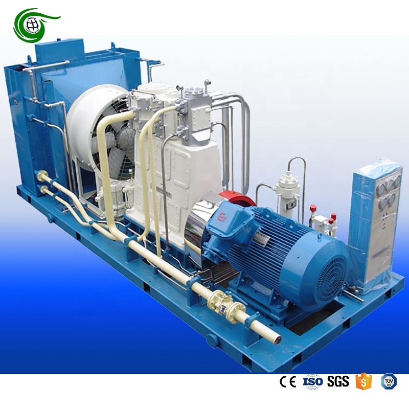 11KW Acetylene Piston Type Air Compressor Inlet 3MPa Discharge 5MPa ...
