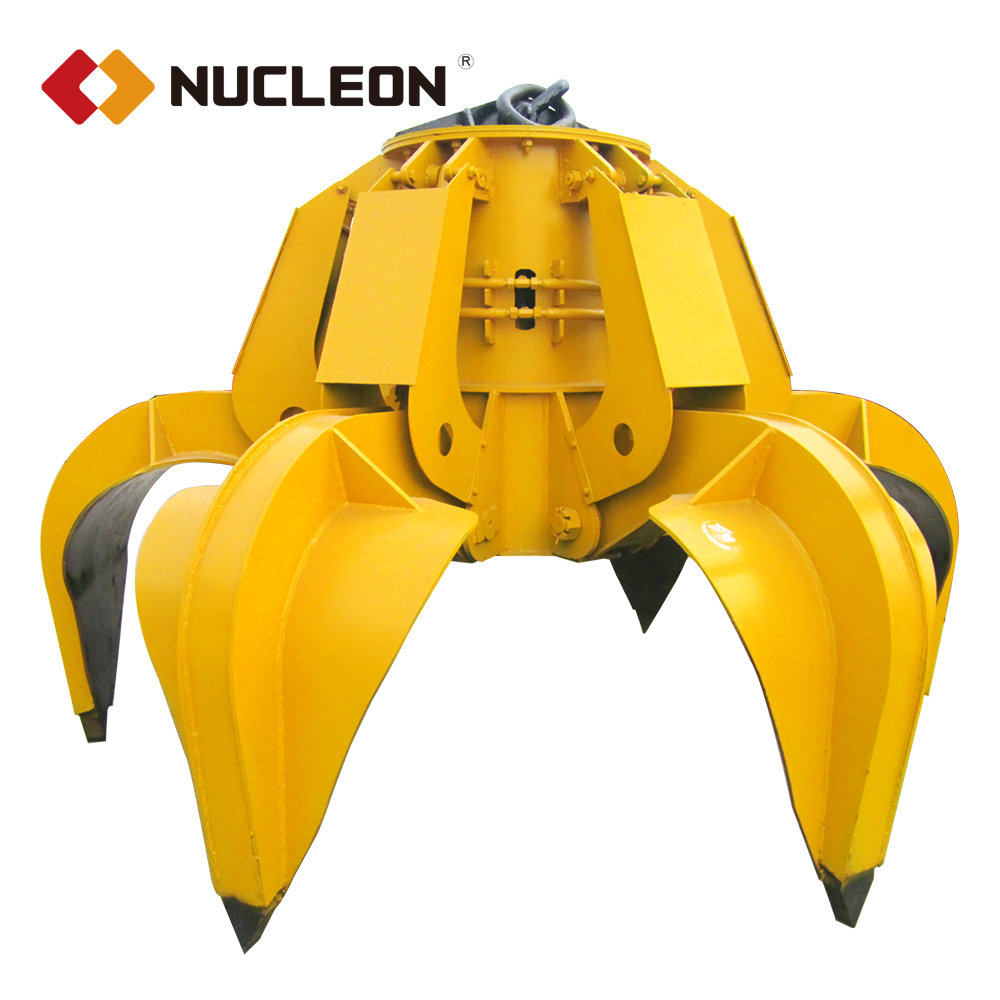 Crane Iron Scrap Grab Hydraulic Electric Grab Bucket Orange Peel ...