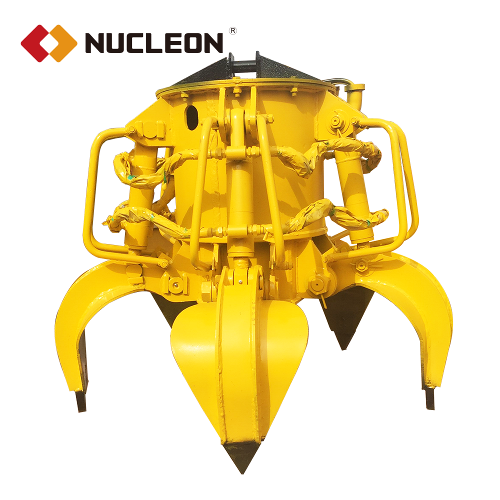Crane Iron Scrap Grab Hydraulic Electric Grab Bucket Orange Peel ...