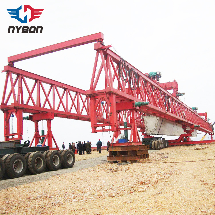 100 Ton Beam Launcher Erecting Girder Box Segment Bridge Crane ...